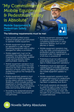 Safety Absolutes - Novelis